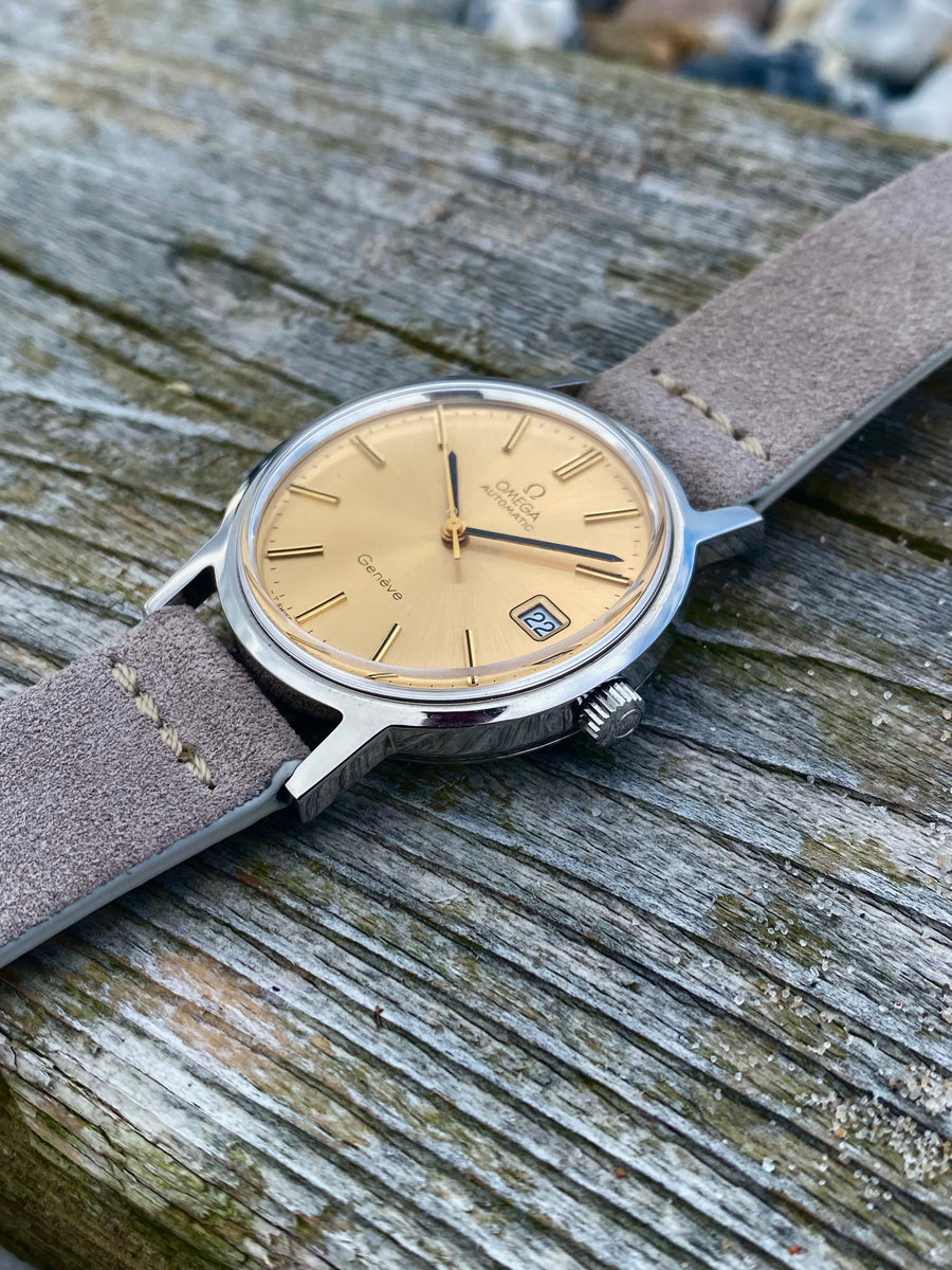 1973 Pristine Omega Genève with Champagne dial. Near NOS – WOFS Watches