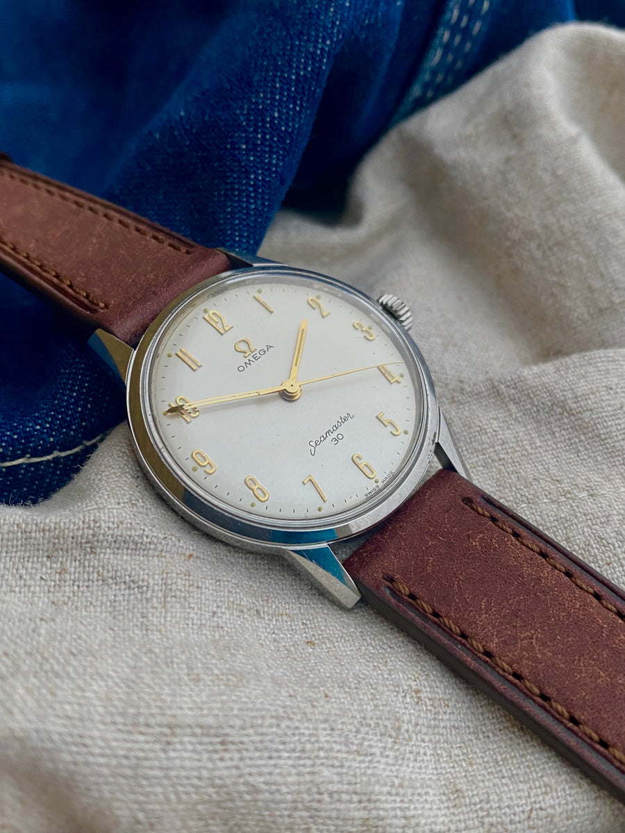 1961 Pristine Omega Seamaster 30 "big numbers", unpolished! *SERVICED ...