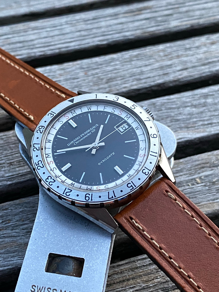 Rare 1960's Girard-Perregaux "Gyrodate" 9080 with HF-movement – WOFS ...
