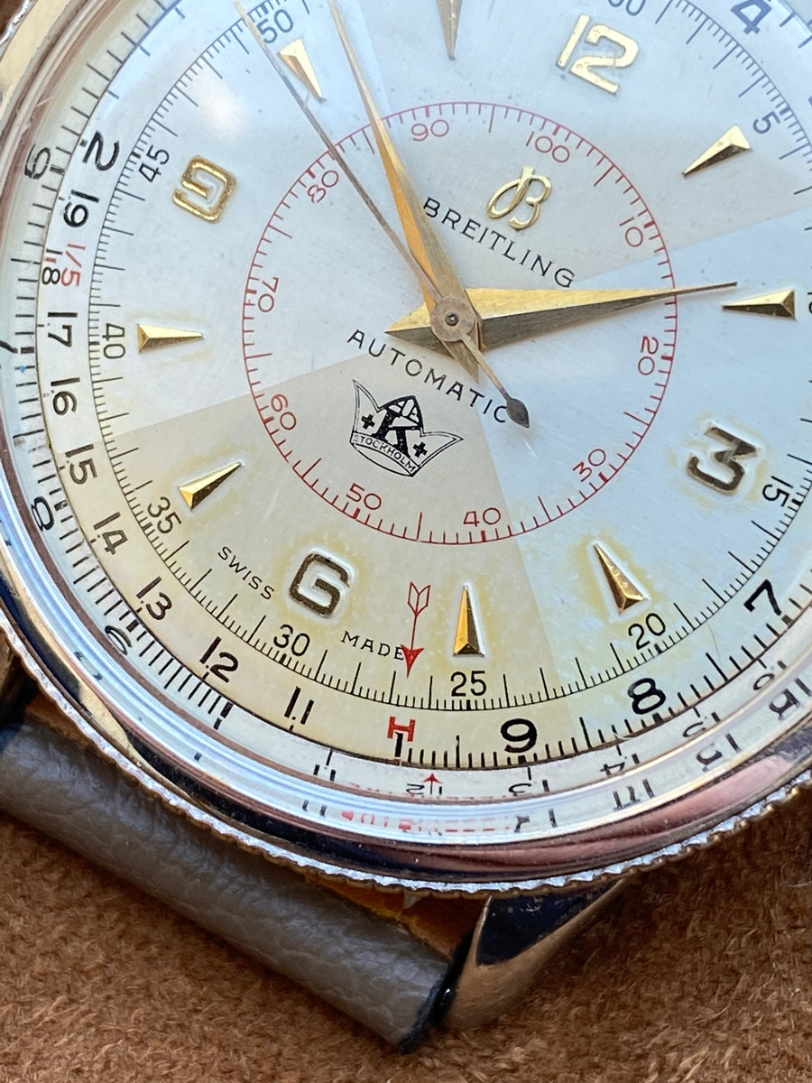 1951 Super Rare Breitling "Chronomat" Automatic twotone ref: 2508-25 ...